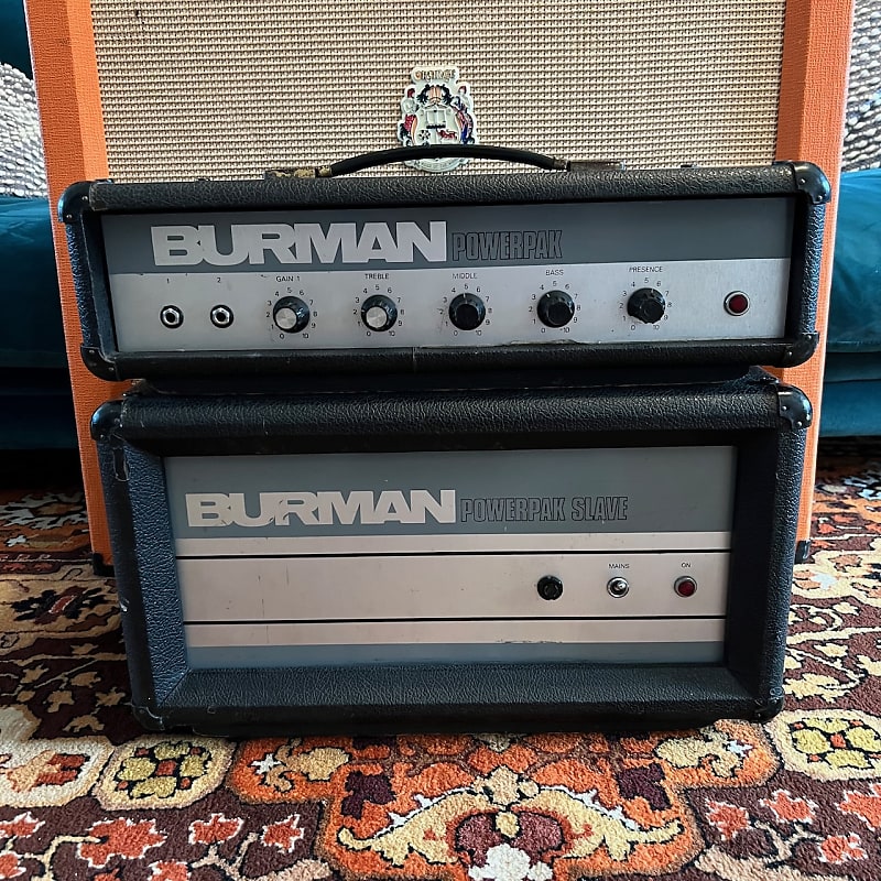 Vintage 1970s Burman PowerPak EL34 Power & Slave Pre-Amp | Reverb