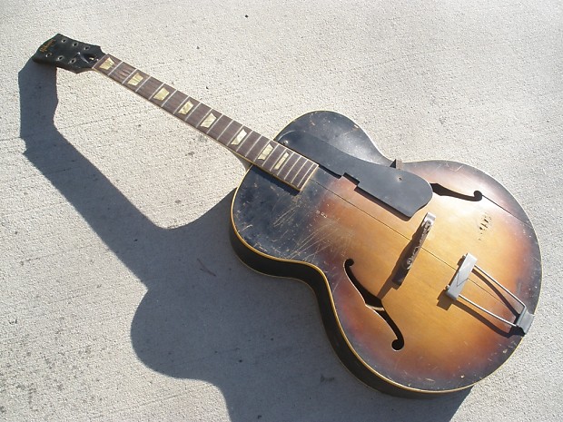 Circa 1950 Vintage Gibson L50 Archtop Guitar - Natural Relic | Reverb