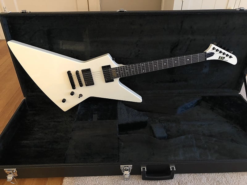 2020 ESP Custom Shop MX-II MX-250 Explorer Snow White | Reverb UK