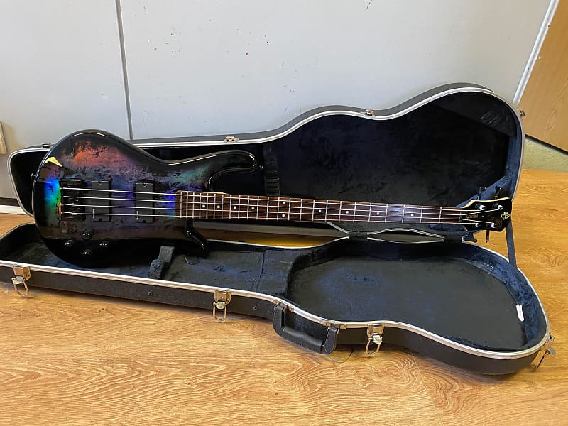Spector Legend 4 Classic Holoflash Black Electric Bass | Reverb