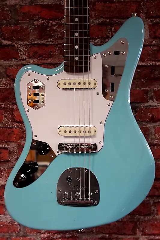 Fender Jaguar 2019 MIJ Left Handed Lefty - Daphne Blue | Reverb