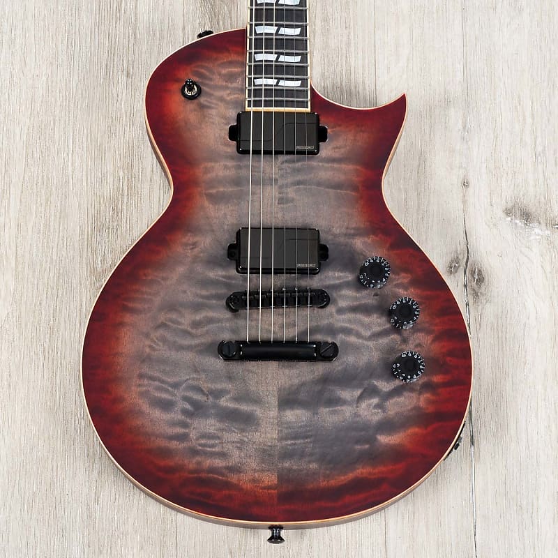 ESP USA Eclipse Guitar, Ebony Fretboard, Quilt Maple Top, | Reverb