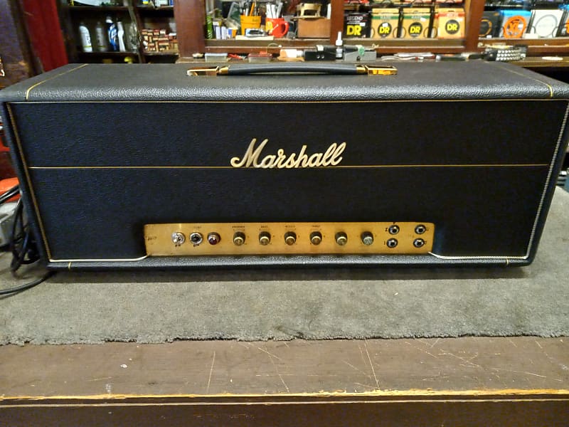 Marshall 1987 jmp 50 watt modded 1976 - Black | Reverb