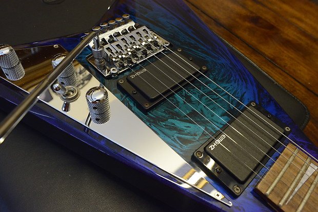 Jackson Randy Rhoads Flying V RR3 Eerie Dess Swirl | Reverb Canada