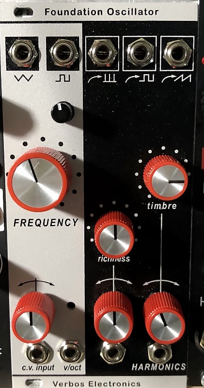 Verbos Electronics Foundation Oscillator Black / Silver | Reverb