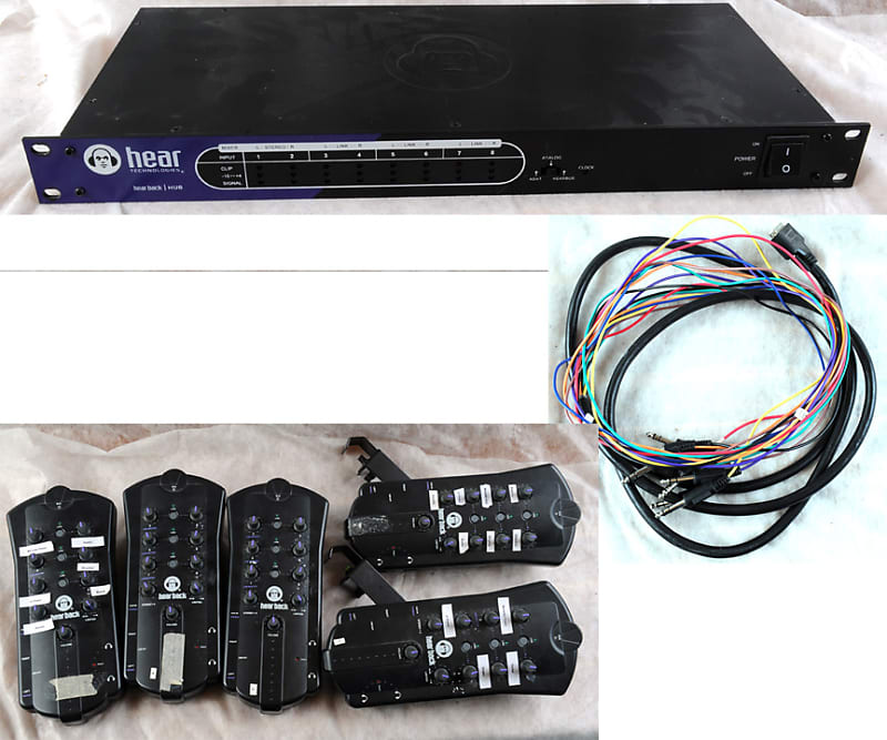 Hear Technologies Hearback Hub and 5 personal monitors 2010's | Reverb