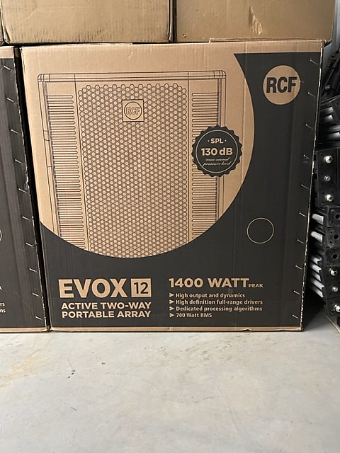 RCF EVOX 12 2022 - New in box | Reverb