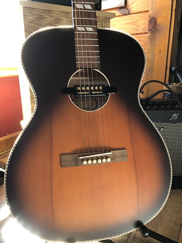 Recording King Dirty, 37 ROS-7-E-TS - Whiskey burst | Reverb