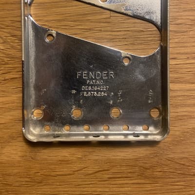 Relic Fender Telecaster Bridge Plate | Reverb