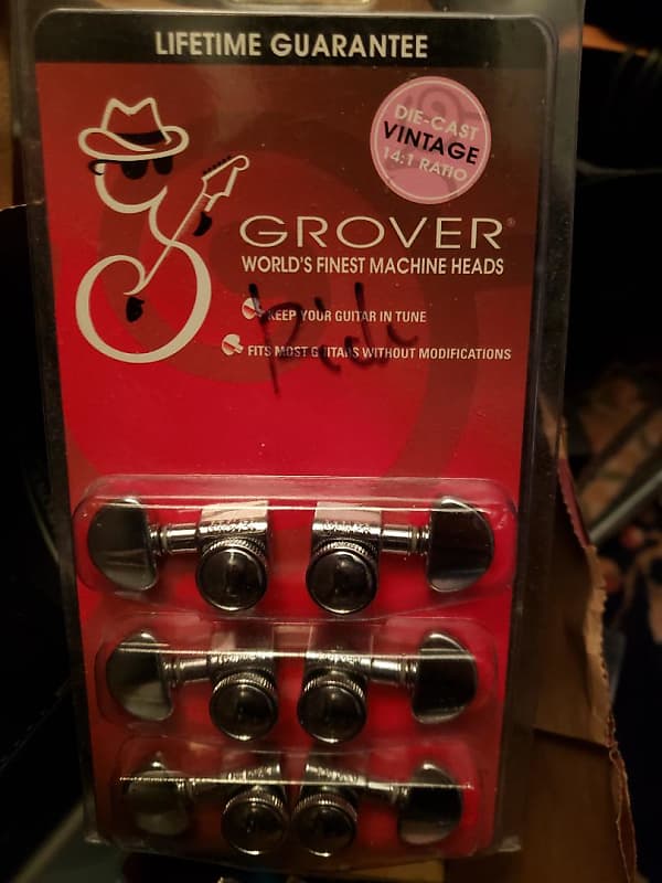 Grover 502C LOCKING Tuners 3x3 2010's - Chrome | Reverb