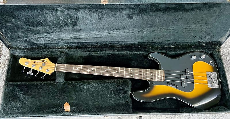 Samick Model LB-11 Sunburst 4-String Electric Bass Guitar | Reverb