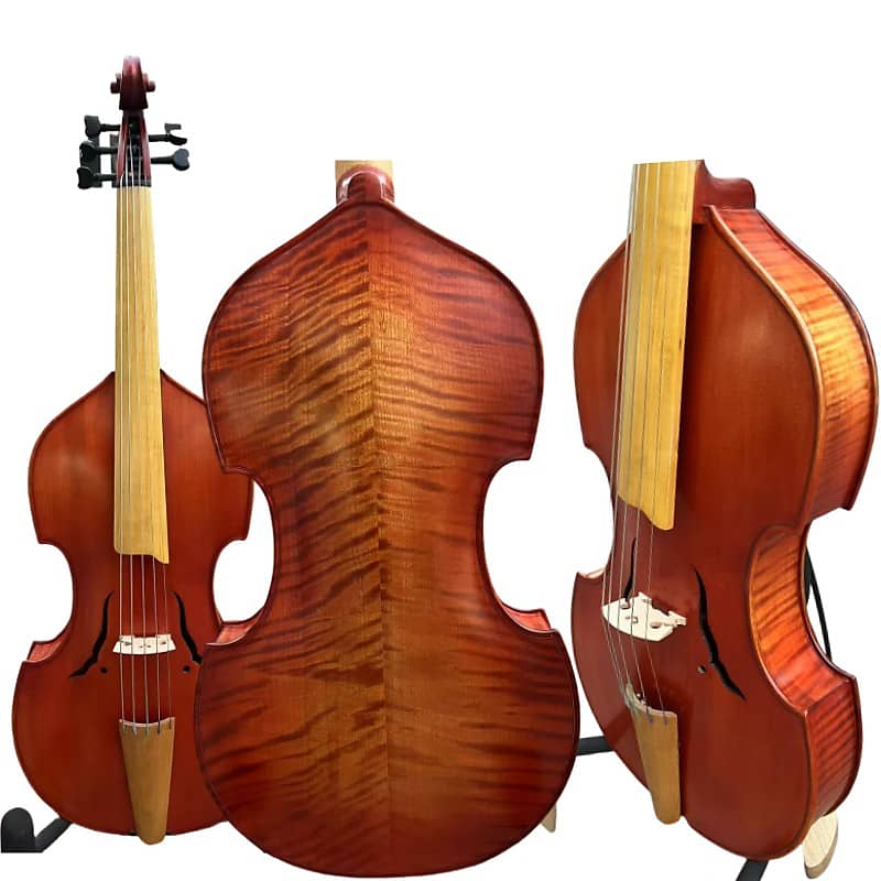 Hand Carved 5 String 20 inch Viola,Baroque Style,Big | Reverb
