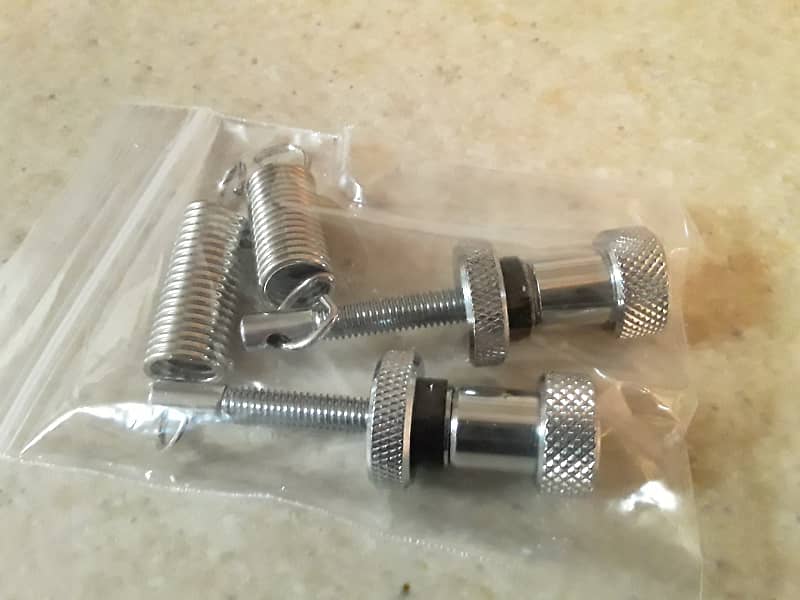 Set of Pearl Eliminator Polished Chrome Pedal Springs & | Reverb