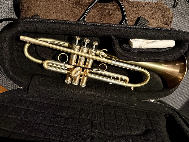 LOTUS Universal Trumpet - Raw Brass - MINT - Like New | Reverb