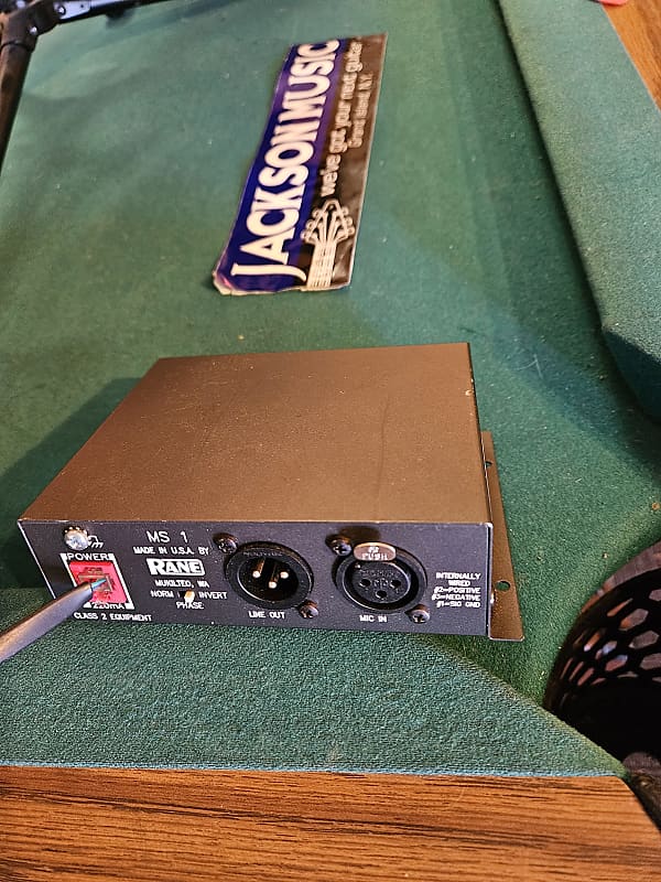 Rane MS-1 Microphone Pre Amp | Reverb