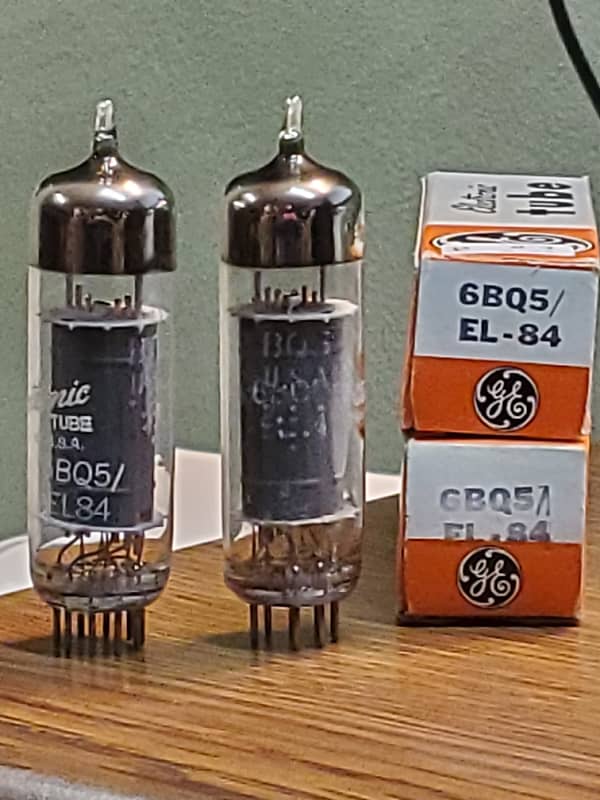 6BQ5/EL84 GE NOS/NIB Maximatcher2 matched pair (2) tube lot | Reverb