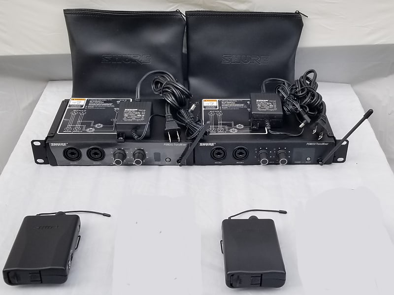 Two: SHURE PSM200 Wireless Personal Monitor System | Reverb