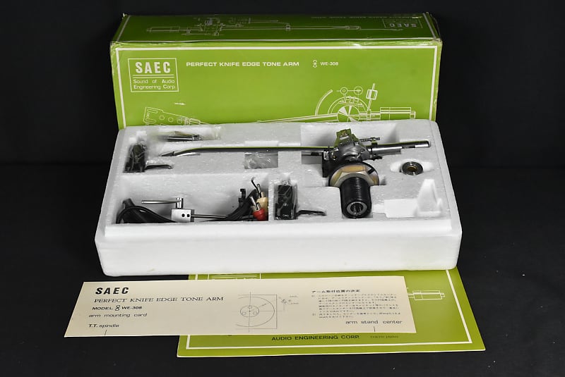 SAEC WE-308 Universal type Tonearm In Excellent Condition | Reverb
