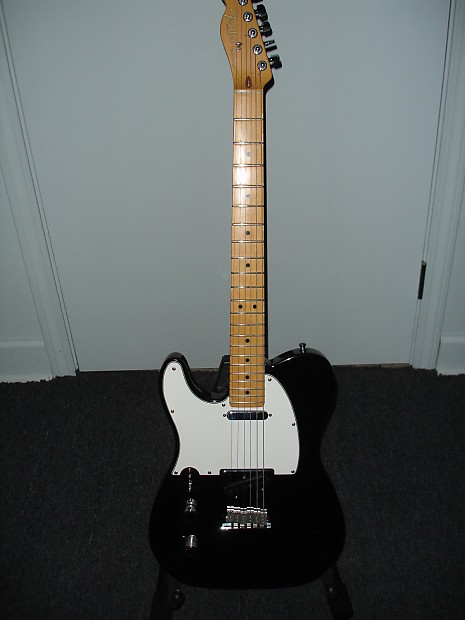 Left Handed Fender 50th Anniversary Telecaster 1996 Black / | Reverb