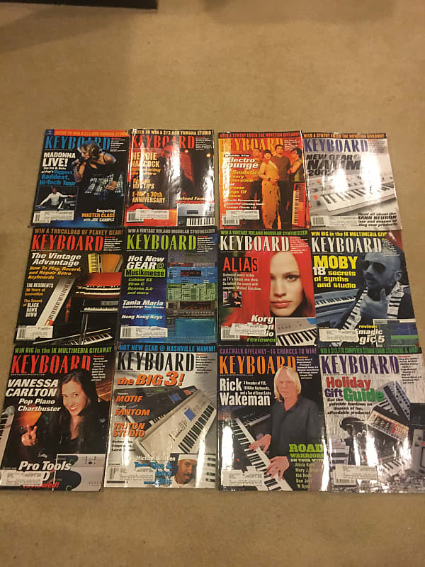 Keyboard Magazine 2002-All Issues; Jan-Dec. | Reverb