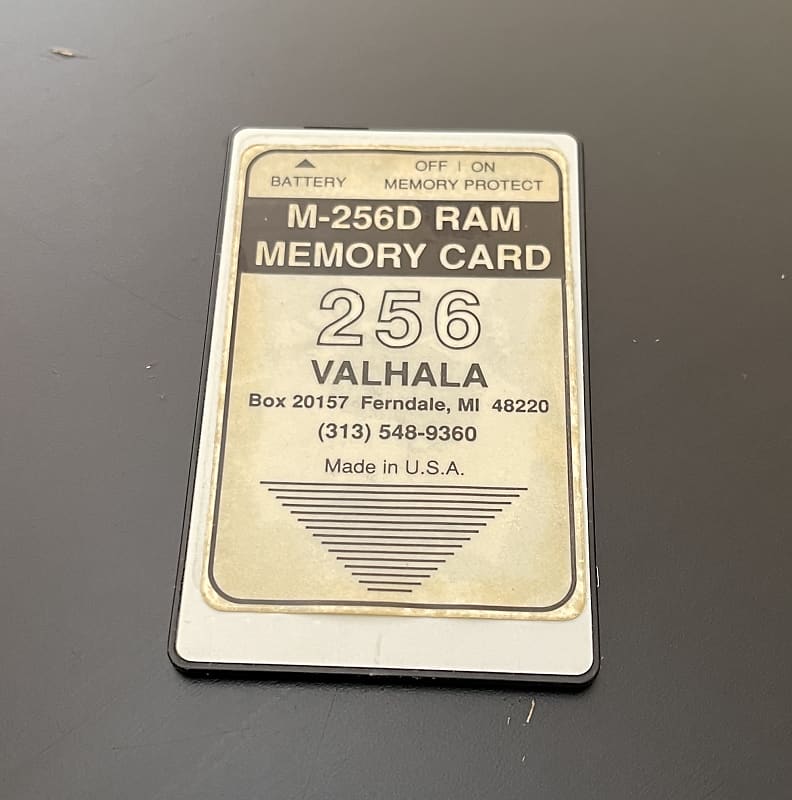Valhala M256D RAM Card for Roland JD990 D50 | Reverb