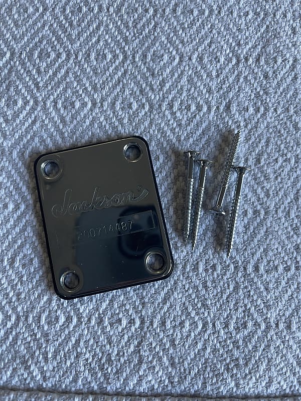 Neck Plate for Jackson Electric Guitar - Chrome | Reverb