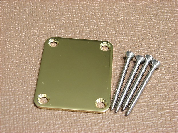 Brass Neckplate For Charvel Fender Schecter | Reverb