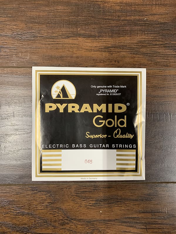 Pyramid Gold flat wound bass string 45 gauge | Reverb