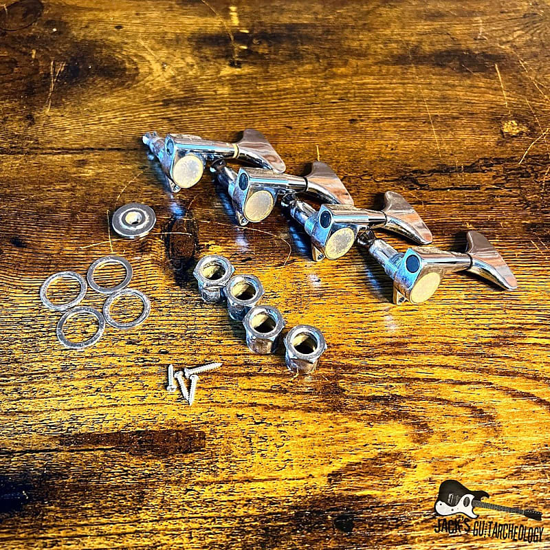 Economy Bass Tuners- 4 In Line (2000s - Chrome) | Reverb UK