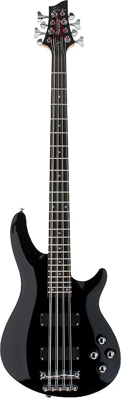 Schecter Omen 8-string Bass 2006 - Black | Reverb