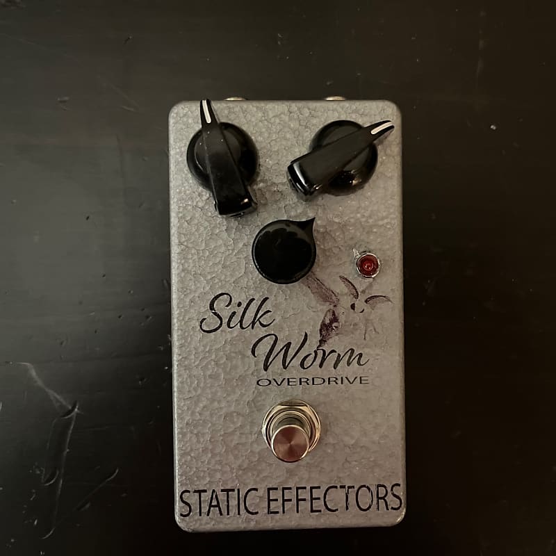 Static Effectors Silk Worm Overdrive 2022 - Silver | Reverb