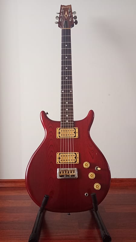 Morris Doublecut MIJ 1980s Cherry red | Reverb