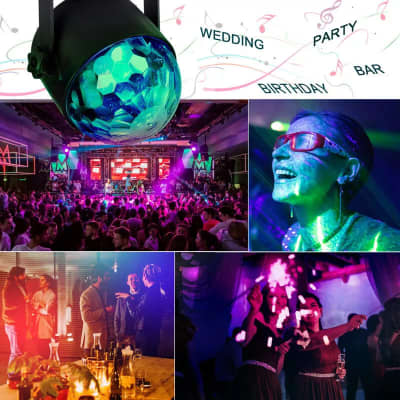 Voice Activated Rgb Rotating Disco Light Crystal Magic Ball | Reverb