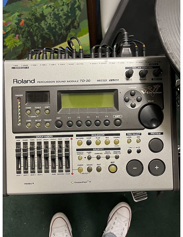 Roland TD20 and V-Drum Kit mid-2000's | Reverb