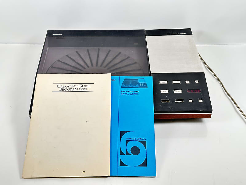 B&O Bang & Olufsen Beogram 8000 Turntable Record Player | Reverb