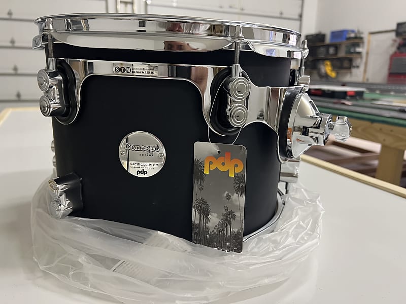 PDP - 9X12 Maple Concept Tom - Black Satin | Reverb