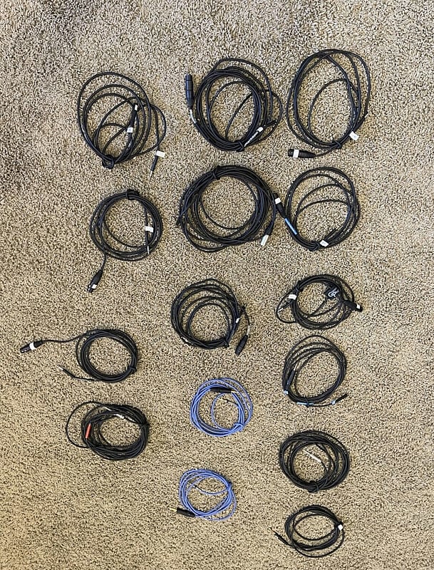 TT Cables Bundle - XLR - 1/4" Monster Gold Mogami Neutrik TT | Reverb