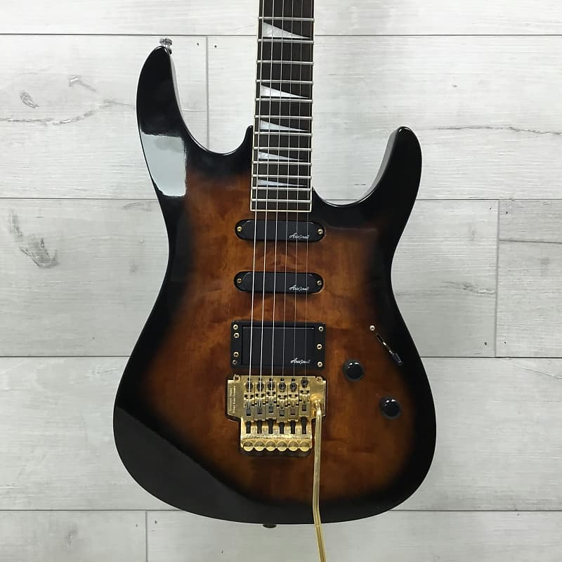 Aria Pro II Excel Series Electric Guitar - Flamed Sunburst | Reverb