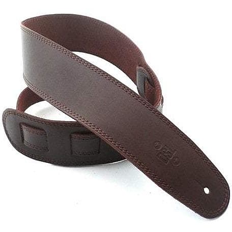 DSL Straps Premium Leather Guitar Strap 2.5" Wide - Brown | Reverb