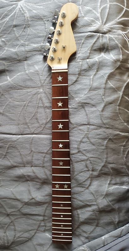 Warmoth loaded strat neck with Star Inlays - Factory | Reverb