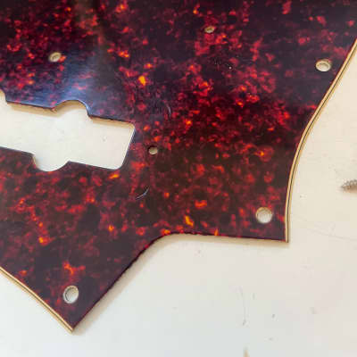 Fender Jazz bass Pickguard Tortoise Shell late 1960’s early | Reverb