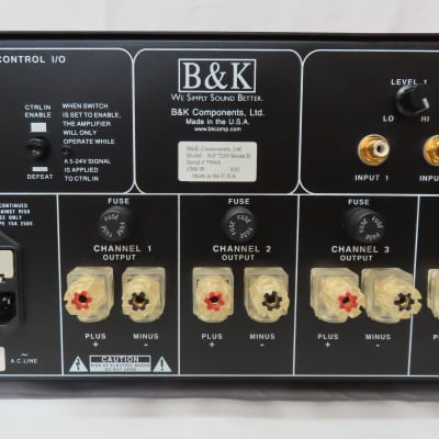 B&K Components Reference 7250 Series II 5 Channel Power | Reverb