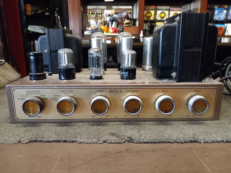 Bell 2200c Mono Block 2200c 50,s Gold Brown | Reverb