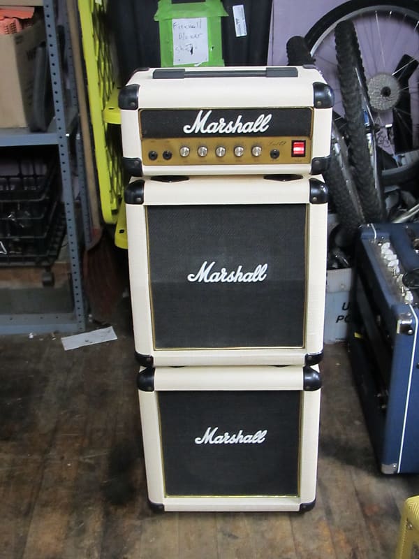 Marshall Lead 12 3005 mini-stack '80s, WHITE, Excellent | Reverb