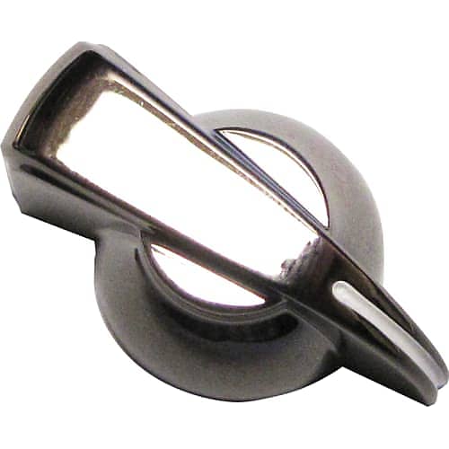 Black Onyx Knob - Chicken Head, Push-On, for knurled shaft | Reverb