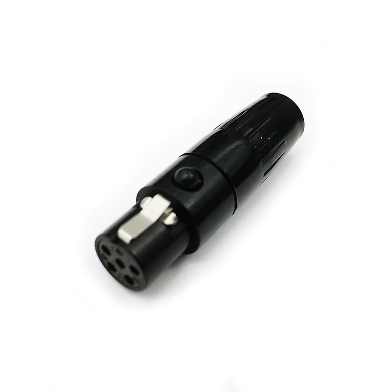 Switchcraft TA5FLBX Tini-QG Mini 5-Pin TA5F Connector (Black) | Reverb