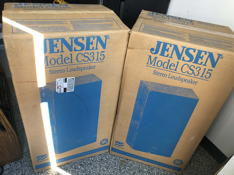 Jensen CS315 Stereo pair of Loudspeakers 1997 in original box | Reverb