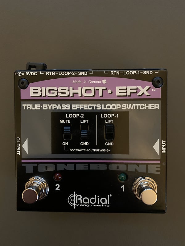 Radial Bigshot EFX True-Bypass Effects Loop Switcher V2 Pedal | Reverb
