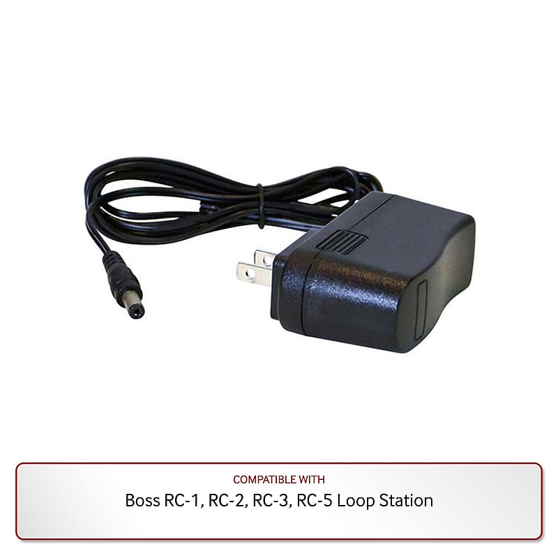 9V Power Supply for Boss RC-1, RC-2, RC-3, RC-5 Loop Station | Reverb