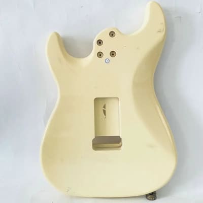 Cream White Stratocaster Strat Style Guitar Basswood Body | Reverb